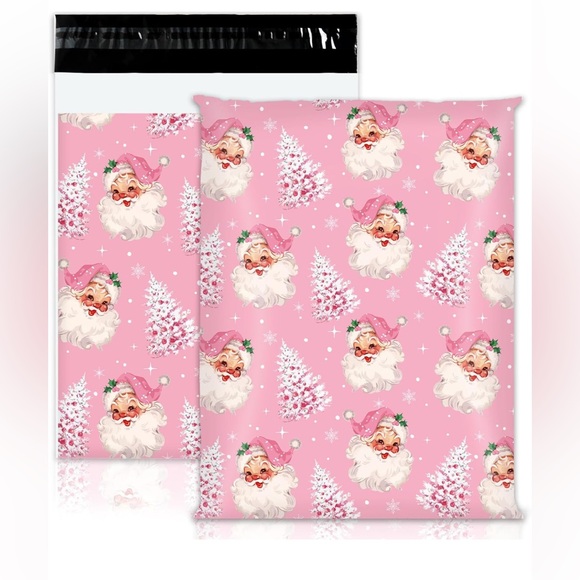 Shipping Depot | Office | 2 Poly Mailers 0 X 13 Inch Pink Santa Claus ...